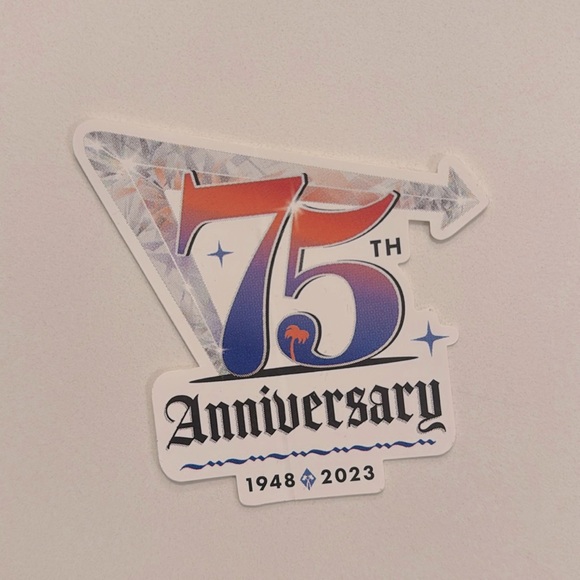 In N Out | Other | In N Out 75th Anniversary Sticker | Poshmark